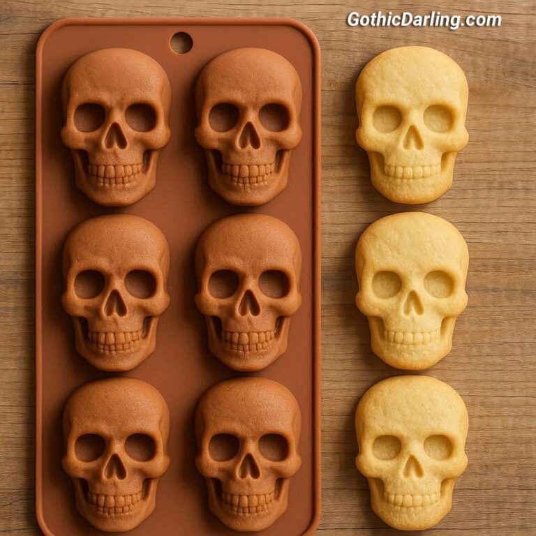 How to Make Skull-Shaped Cookies for a Gothic Halloween Treat - Gothic ...