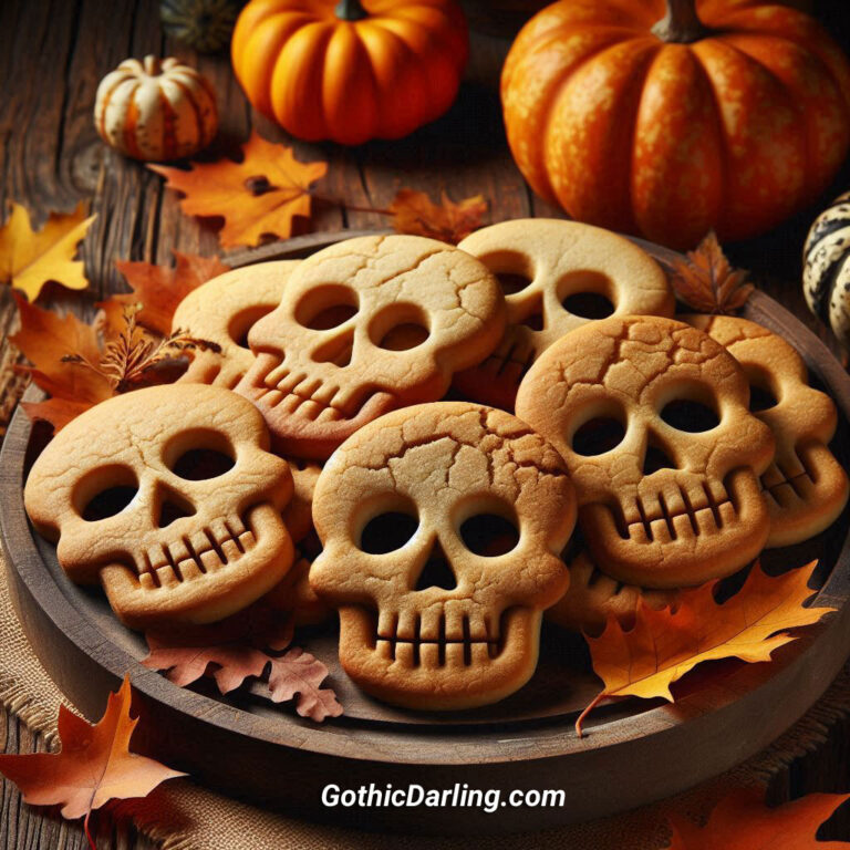 How to Make Skull-Shaped Cookies for a Gothic Halloween Treat - Gothic ...