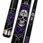 Skull Pool Cue Sticks - Gothic Darling
